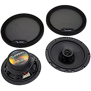 Harmony Audio Compatible with 2003-2008 Toyota Corolla HA-R65 6.5" Replacement 300W Speakers with HA-R69 6x9 Replacement 450W Speakers, and HA-728104 Factory Speaker Replacement Harness