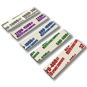 Hobby Model Craft Tools All Purpose Sanding Sponge 50pcs Type(320-400# 500-600#800-1000#1200-1500#1800-2000 grit)