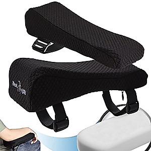 Big Ant Chair Armrest Pads,2 Pack Memory Foam Arm Rest Office Chair Armrest Pads Comfy Gaming Chair Arm Rest Covers for Elbows and Forearms Pressure Relief(Set of 2)
