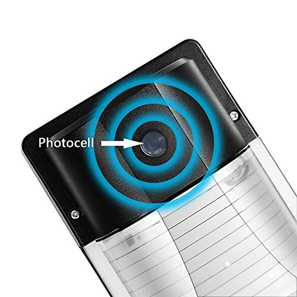 CINOTON 13W LED Wall Pack Light with Dusk to Dawn Sensor, 1600LM[100-277Vac/100W HID/HPS Equiv.] IP65 Waterproof Outdoor Security Flood Lighting for Garage Warehouse Garden Patio 5000K-Daylight 1 Pack