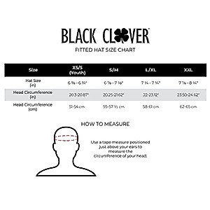 Black Clover Premium Clover Flex Stretch Fitted Cap