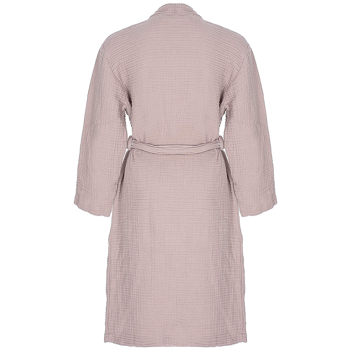 ORMES Muslin Unisex Bathrobe Women & Men, Turkish 100% Cotton Kimono Lightweight Robe | Long Robes Soft, Absorbent, Spa robes