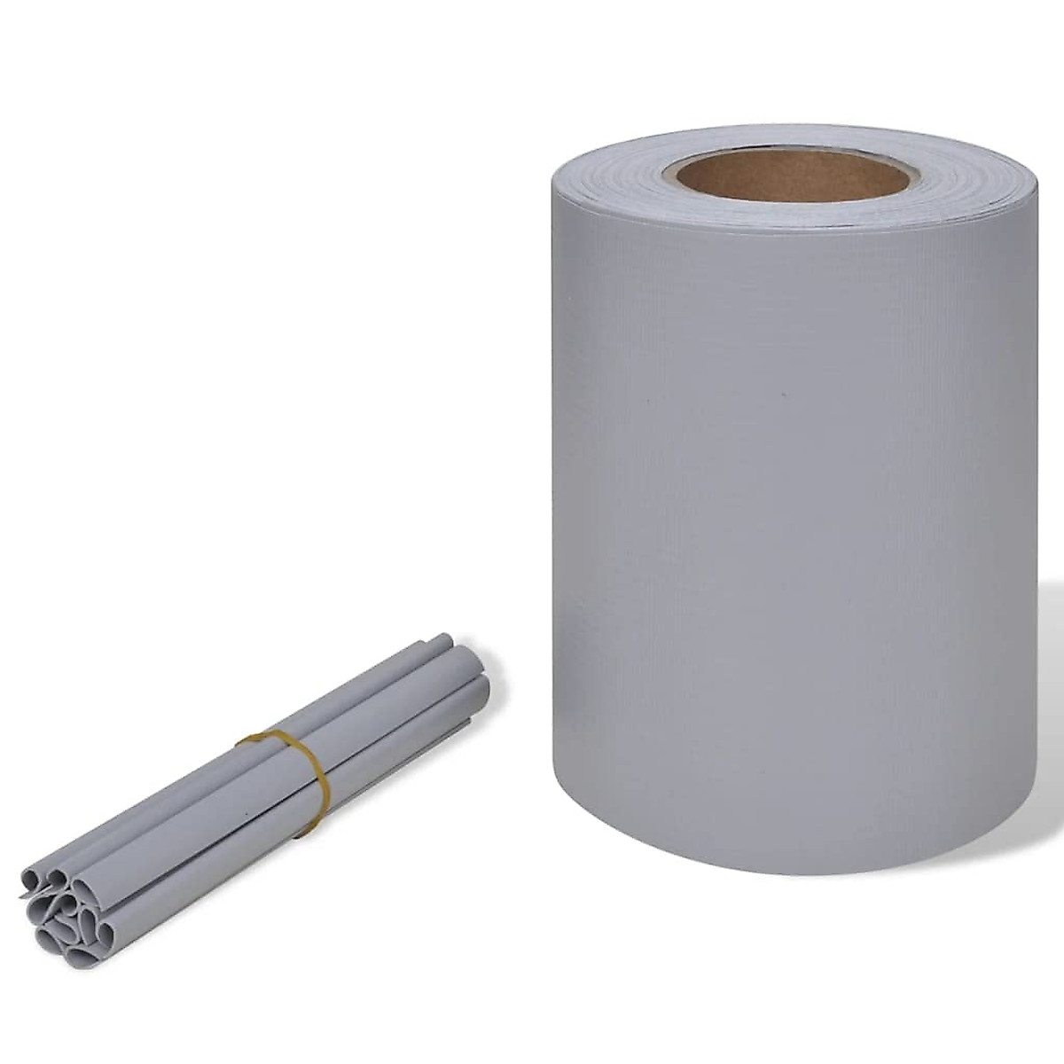 Garden Privacy Screen,Garden Fence Border,Portable Fence,Privacy Fence,Fencing for Yard,Private Fence,Garden Fence for Dogs,for Patio,Backyard,Outdoor Pool,Porch,PVC 229.7'x0.6' Light Gray