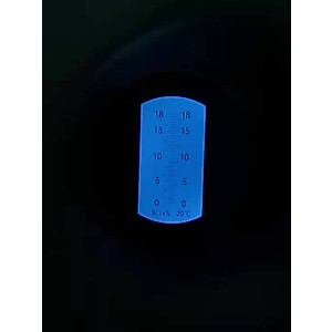 Hand-held 0 to 18% Brix Refractometer, Cutting Liquid Refractometer, Sugar and Fruit Refractometer