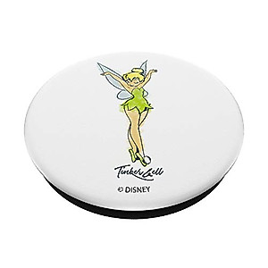 Disney Peter Pan Tinker Bell Watercolor Portrait PopSockets PopGrip: Swappable Grip for Phones & Tablets