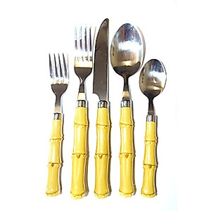Bellamo Bamboo Style 26-piece Flatware Set