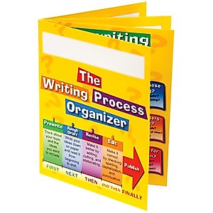 Really Good Stuff Writing Process 4-Pocket Laminated Student Folders, 9.5" by 12" (Set of 12) - Keep Students Organized and Teaches Writing Process, Store Work-in-Progress and Monitor Progression