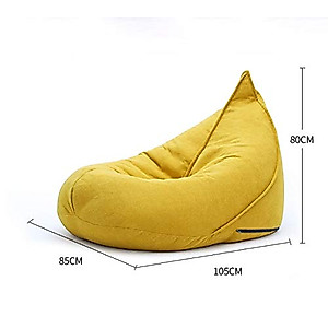 ZYJBM Bean Bag Lazy Sofa Home Creative Lazy Chair Reclining Bedroom Small Apartment Tatami Single Back Chair Balcony