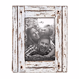 Foreside Home & Garden FFRD06209 5X7 Heartland Photo Frame White