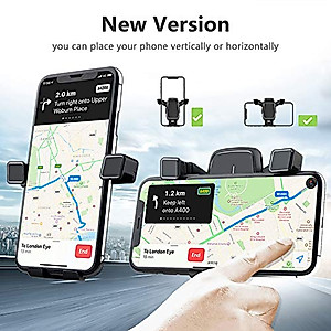 AYADA Phone Holder Compatible with Mazda CX-5, CX5 Phone Holder Phone Mount Upgrade Design Gravity Auto Lock Stable Easy to Install CX-5 Accessories 2017 2018 2019 2020