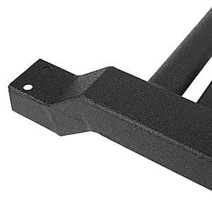 OCPTY Front Bumper and Rear Bumper with and Tire Carrier Fit For 2007-2015 2016-2018 for Jeep Wrangler JK Winch Plate with D-ring LED Lights with and Tire Carrier Texture Black