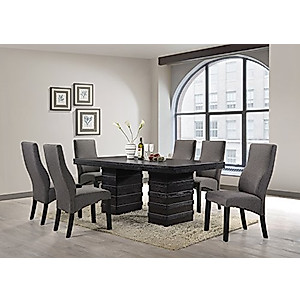 Kings Brand Furniture Bierce Table, Black