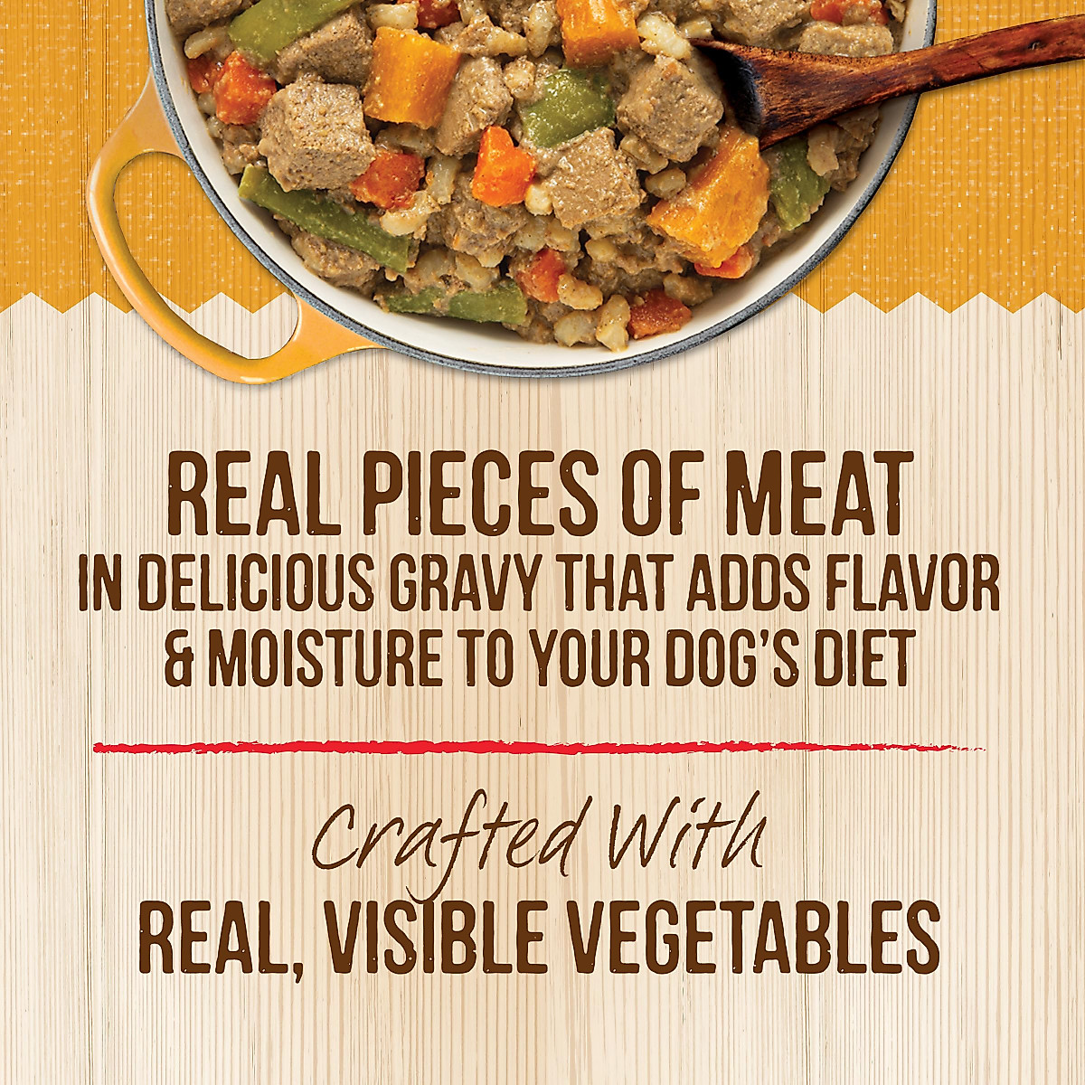 Merrick Kitchen Comforts Healthy and Natural Canned Adult Dog Food with Gravy, Chicken Casserole with Rice - (Pack of 12) 12.7 oz. Cans