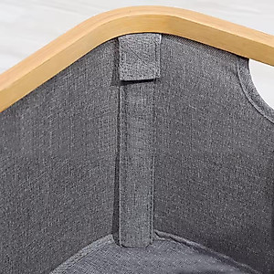 bamboo laundry storage basket,collapsible laundry basket With Handles,small laundry basket For Bathroom, Bedroom Dirty Clothes/Towels/Blankets/Toys Storage Bin 40L