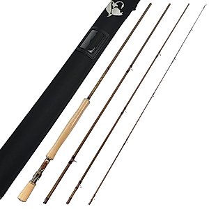 Aventik IM12 Nano Nymph Fly Rod 3/4wt 10ft 4Piece Specially Designed Nymph Fast Action (10'6'' LW2)