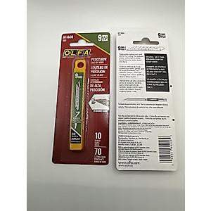 OLFA 5007 A1160B 9mm Snap-Off Art Blade, 10-Pack (2 Pack)