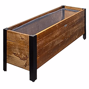 Grapevine 11973LU MO Urban Garden Planters, Brown,Rectangle