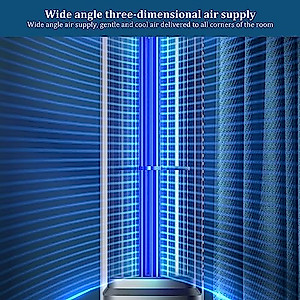 CUCUFA Household Tower Fans Tower Fan Portable Low-Noise Oscillating Tower Fan with 3 Wind Speeds USB Table Fans for Bedroom Living Room Office