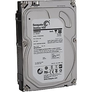 Seagate SATA 6Gb/s 3.5-Inch 4TB Desktop HDD (ST4000DM000) (Renewed)