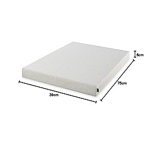 ZINUS 6 Inch Ultima Memory Foam Mattress / Pressure Relieving / CertiPUR-US Certified / Mattress-in-a-Box, Twin , Brown