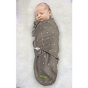 Swaddle Blanket, Adjustable Infant Baby Wrap, Soft Cotton in Ultra Grey - Baby Swaddle Blanket, Baby Swaddles 0-3 Months, Swaddle Blankets for Baby Boy, Baby Boy Swaddle, Baby Boy Swaddle Blanket