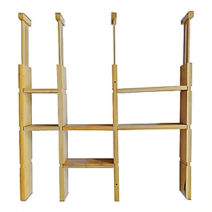 4" Bamboo Drawer Divider Add-On Connection Pieces for One Cottage Drawer Divider Sets (4") Set of Two