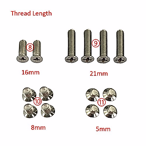 Ninetonine Alumimum Microwave Oven Wall Mount Double Deck Shelf With Hooks Silver