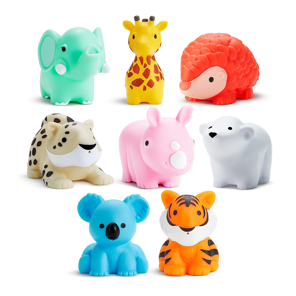 Munchkin® Bath Toy Scoop with 8pk Wild Animal Bath Toy Squirts