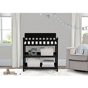 Delta Children Eclipse Changing Table, Ebony Black