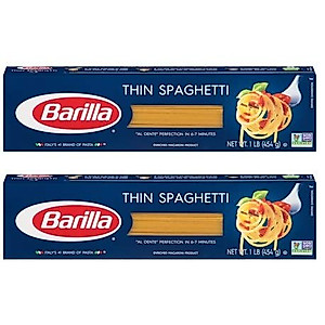 Barilla Thin Spaghetti - 16 fl oz (Pack of 2)