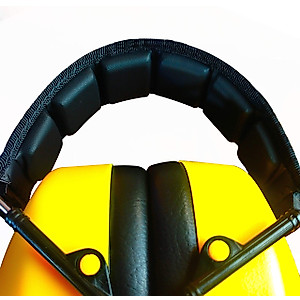 DECIBEL DEFENSE Professional Safety Ear Muffs - 37dB NRR - The HIGHEST Rated & MOST COMFORTABLE Ear Protection for Shooting & Industrial Use - PROFESSIONAL HEARING PROTECTION (SAFETY YELLOW)