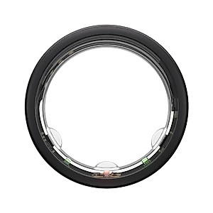 Oura Ring Gen3 Horizon - Stealth - Size 12 - Smart Ring - Size First with Oura Ring Gen3 Sizing Kit - Sleep Tracking Wearable - Heart Rate - Fitness Tracker - 5-7 Days Battery Life