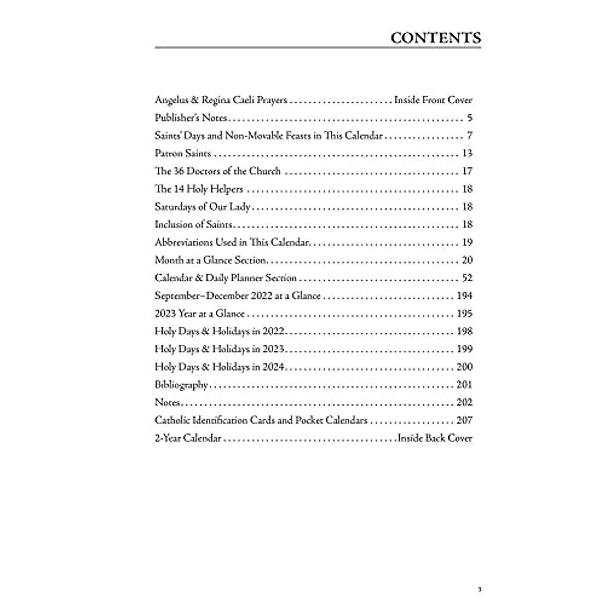 2023 Saints Calendar & 16 Month Daily Planner Spiral Bound