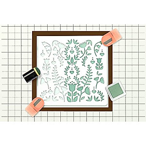 Bira Craft 12 X 12 inch Double-Sided All-in-ONE Steel Magnetic Platform, Magnetic Cutting Mat with Two Magnets and One Magnetic Ruler