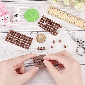 CRASPIRE Letter Stamps for Clay, Cookie Stamps Letters Brown Polymer Alphabet Clay Cutters Set Clay Texture Roller for Clay Cookie