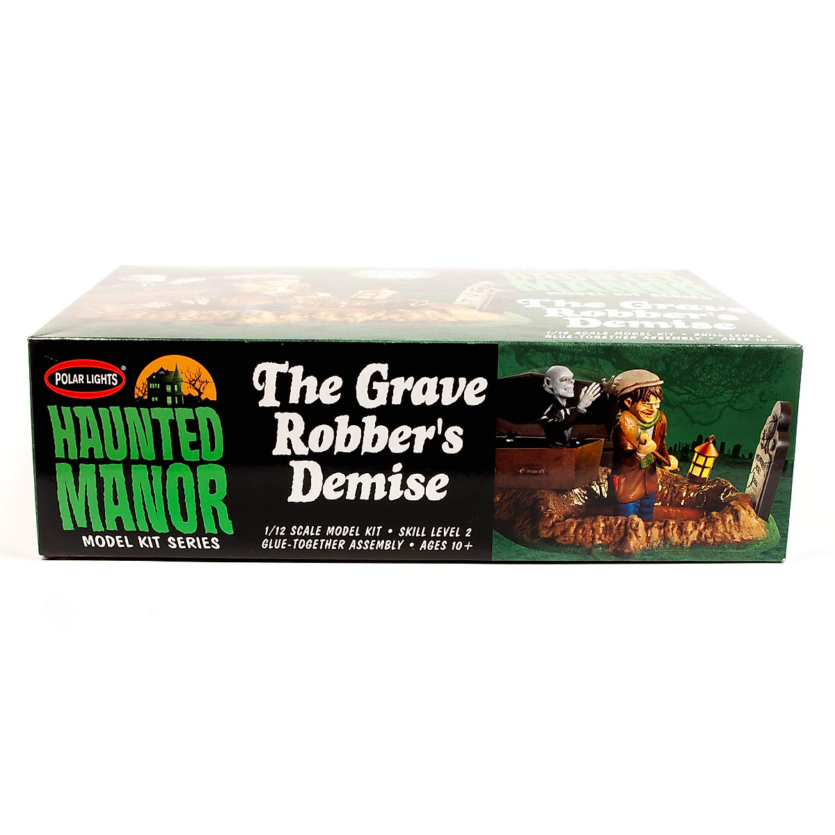 Polar Lights Disney Haunted Mansion: The Grave Robber's Demise/Grave Robbers Reward 1:12 Scale Diorama Model Kit with Moveable Parts