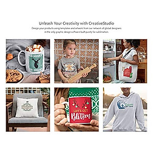 Sawgrass SG500 Sublimation Printer - Bundle with EASYSUBLI Inks, 220 Sheets Sublimax Paper, 3 Tapes, 10 Pieces Sublimation Blanks, Creative Studio Software (SG500 Easy Subli for Siser Users)