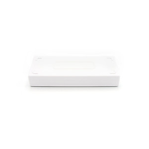 Heathrow Scientific HD15996C White Cork Lined 50 Place Microscope Slide Box, 8.3" Length x 3.38" Width x 1.25" Height