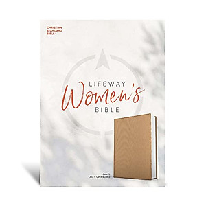 CSB Lifeway Women's Bible, Camel Cloth Over Board, Black Letter, Single-Column, Wide-Margins, Devotions, Articles, Word Studies, Character Profiles, Easy-to-Read Bible Serif Type