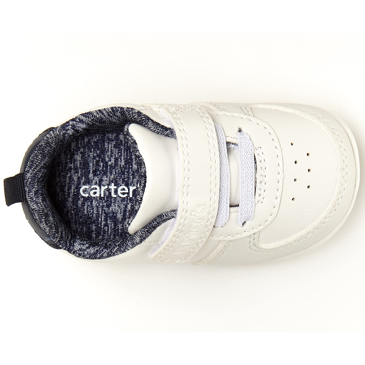Carter's Every Step Baby Kyle-Bp First Walker Shoe, New White, 3 US Unisex Infant