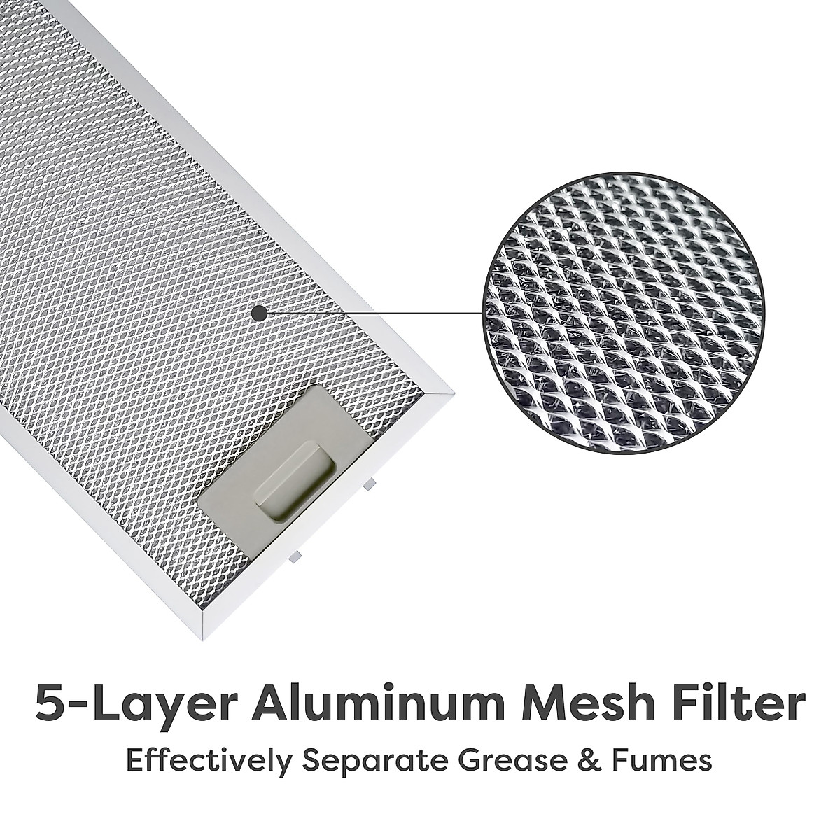 CIARRA Ductless Range Hood 30 inch Under Cabinet Hood Vent for Kitchen Ducted and Ductless Convertible CAS75918A