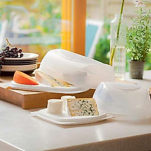 Tupperware CheeSmart Max Cheese & Deli Storage Box Large - Food Storage Container - Keeps Food Fresher For Longer - Odour-Free Fridge - 100% BPA Free Plastic - Ideal for Cheese, Dairy & Deli Meats