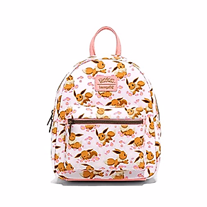 Hot Topic Loungefly Pokemon Eevee Spring Flowers Mini Backpack