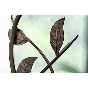 Kenroy Home 32239ORB Ashlen Table Lamp with Oil Rubbed Bronze Finish, Rustic Style, 31" Height, 15" Width, 15" Depth