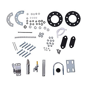 Futchoy 100cc 2-Stroke Bicycle Gasoline Engine Motor Kit Single Cylinder Air-Cooled Hydraulic Handle Motorized Bicycle Gas Engine Motor Kit for Bicycle Over 21 Inches Black