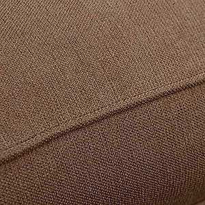 Serta Palisades 78" Track Arm Sofa, Easy Care Polyester, Soft Pillow Back, Pocket Coil Seat Cushions, Removable Covers, Loveseat or Couch for Small Spaces, Living Rooms or Bedrooms, Tan