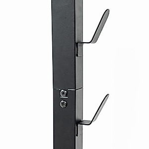 IZSOHHOME Vacuum Stand for Dyson,Storage Stand Docking Station Holder,Compatible with Dyson V15 V11 V10 V8 V7 V6 Cordless Vacuum Cleaners Accessories,Stable Metal Bracket Organizer Rack(Update Black)