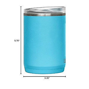 CamelBak Thrive Leak-Proof 16 oz Mug, Insulated Stainless Steel - For travel, coffee, tea, hot beverages - Spill Proof - Cup-holder Compatible, Nordic Blue