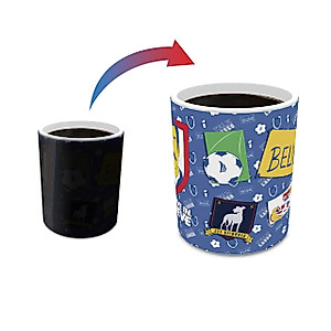 Morphing Mugs Ted Lasso – I Believe in Believe – TV Show Graphics and Icons – One 11 oz Color Changing Ceramic Mug – Image Revealed When HOT Liquid Is Added!