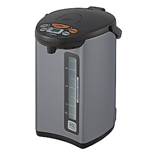 Zojirushi Micom Water Boiler & Warmer, 135 oz. / 4.0 Liters, Silver and Zojirushi NS-ZCC10 Neuro Fuzzy Rice Cooker, 5.5-Cup uncooked rice / 1L, White